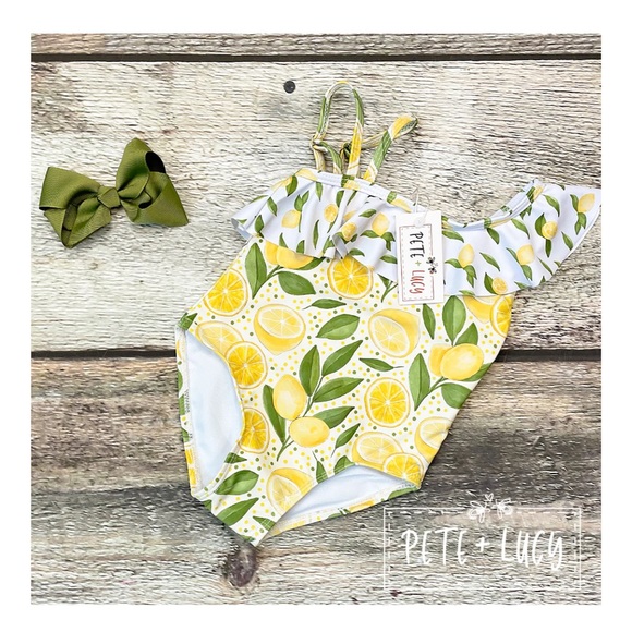 Pete + Lucy | Swim | Pete And Lucy Lemon One Piece Swimsuit | Poshmark
